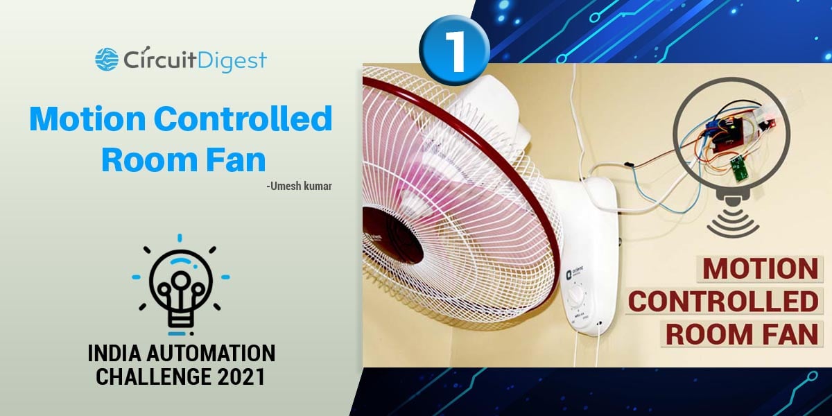 Motion Controlled Room Fan