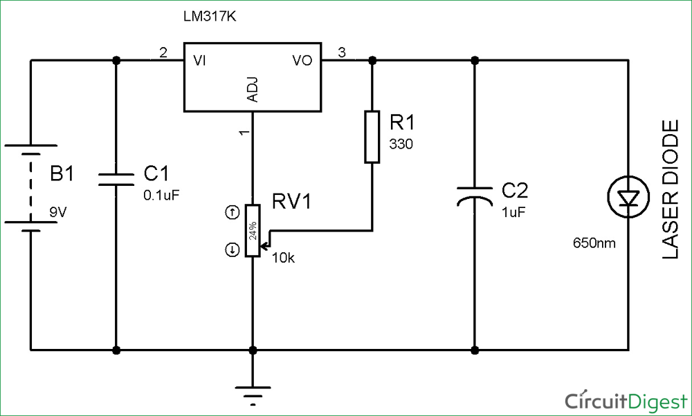 Schematic Diagram Laser Diode