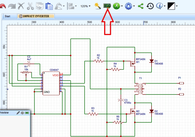 Easyeda Electronic Circuit Design Simulation And Pcb Circuit Diagram
