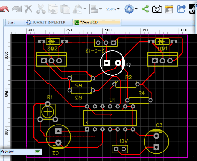 Easyeda Electronic Circuit Design Simulation And Pcb Circuit Diagram