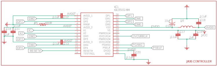 Usb Schematic Diagram