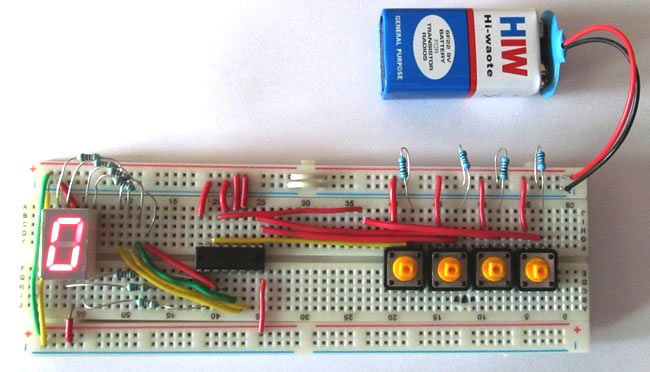 7 Segment Display Logic Circuit