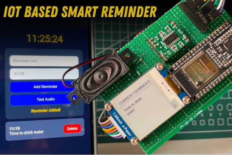 IoT Smart Reminder System using ESP32 and Voice Alerts