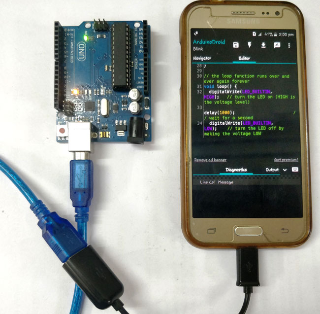 Learn How to Program Arduino Board by Using Smartphone