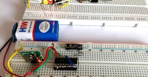 4-Channel Relay Driver Circuit Diagram on PCB